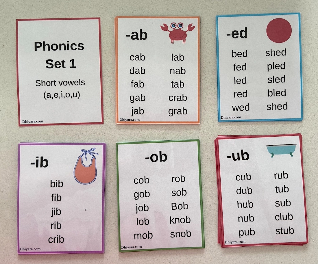 Phonics Set 1 – Free Download | World Of Dhiyara