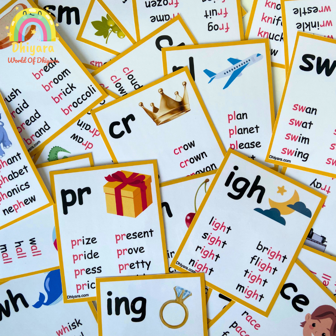 Digraphs And Blends Flashcards FREE DOWNLOAD World Of Dhiyara